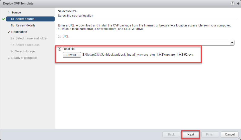 Unidesk Enterprise Layer Manager Appliance Deployment (ELM)