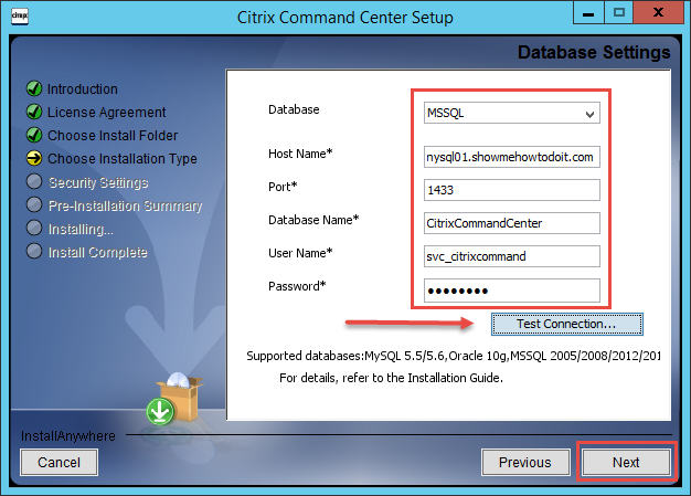 Installing Citrix Command Center step-by-step guide