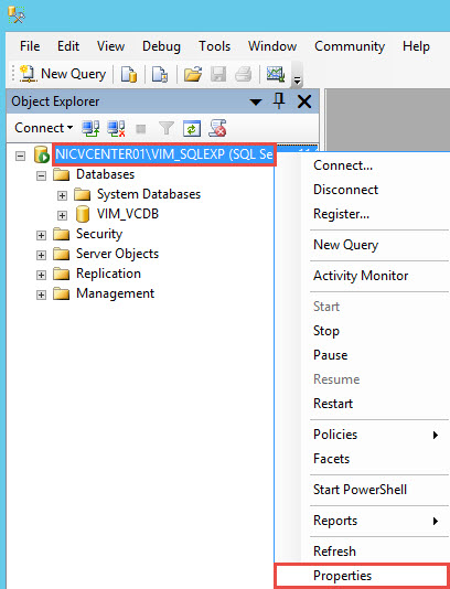 VMware vCenter SQL Express upgrade step-by-step guide